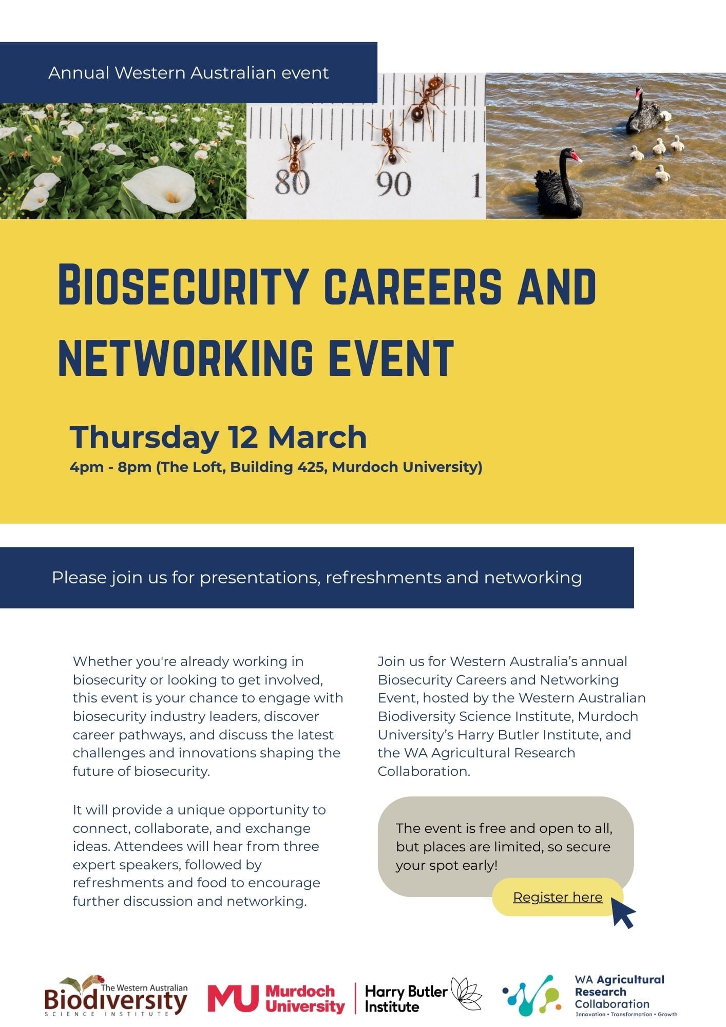 Biosecurity Careers and Networking Event - The Western Australian ...